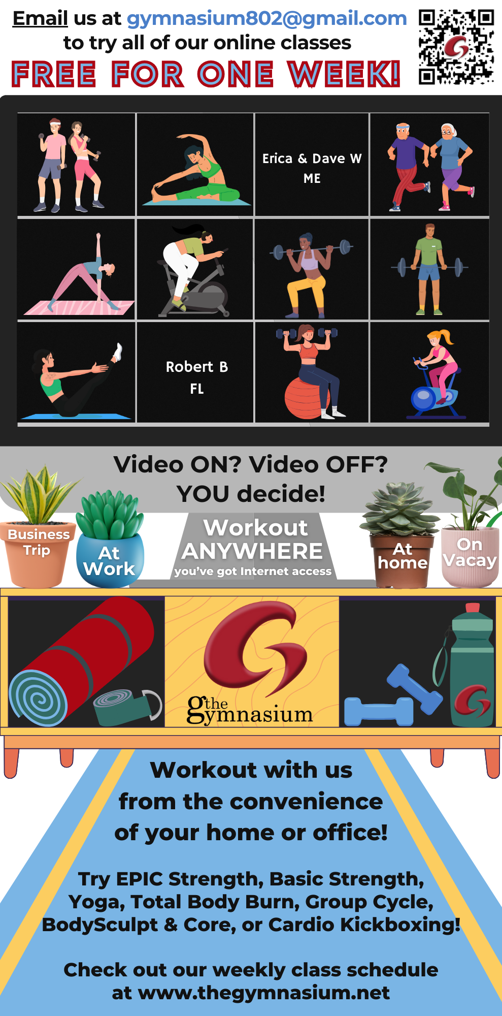 Downtown Community Fitness Center in Rutland, Vermont Home - The Gymnasium